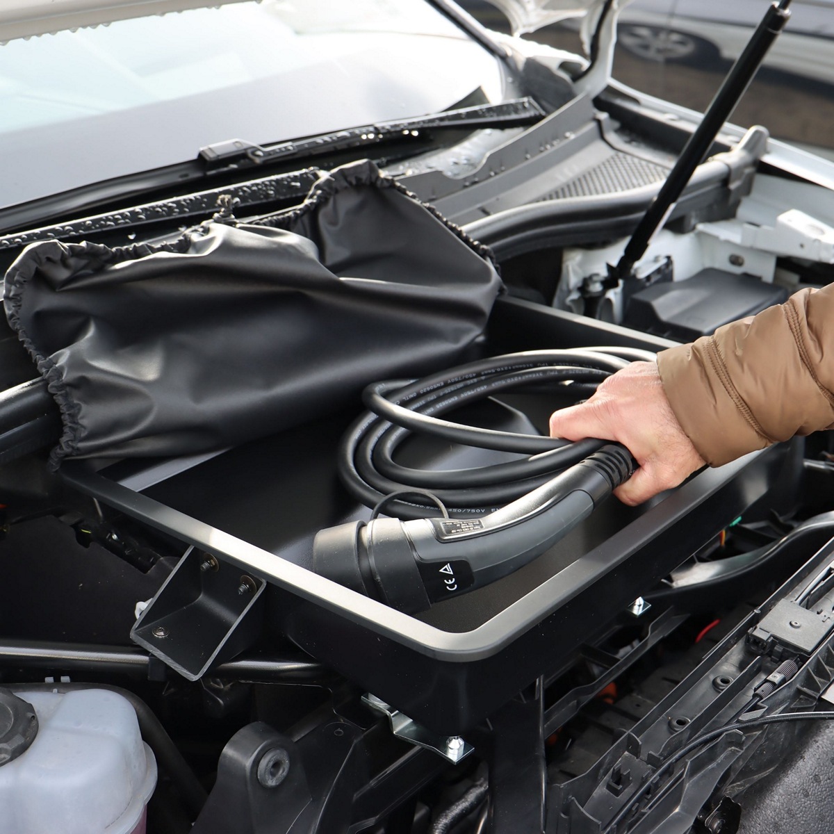 Frunk - schowek w przednim bagażniku, Audi Q4, E-Tron, 2021-