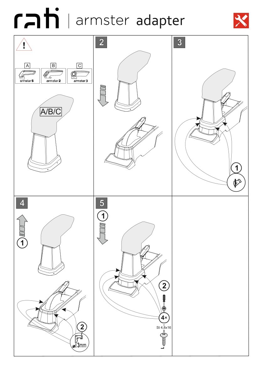 Lakťová opierka ARMSTER 2, Dacia Spring, 2024- , Facelift