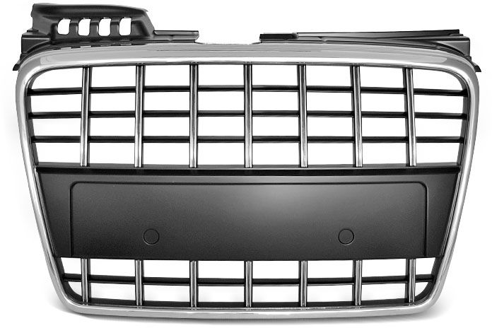 Predná maska, Audi A4, B7, 2004-2007, Chrome-Black